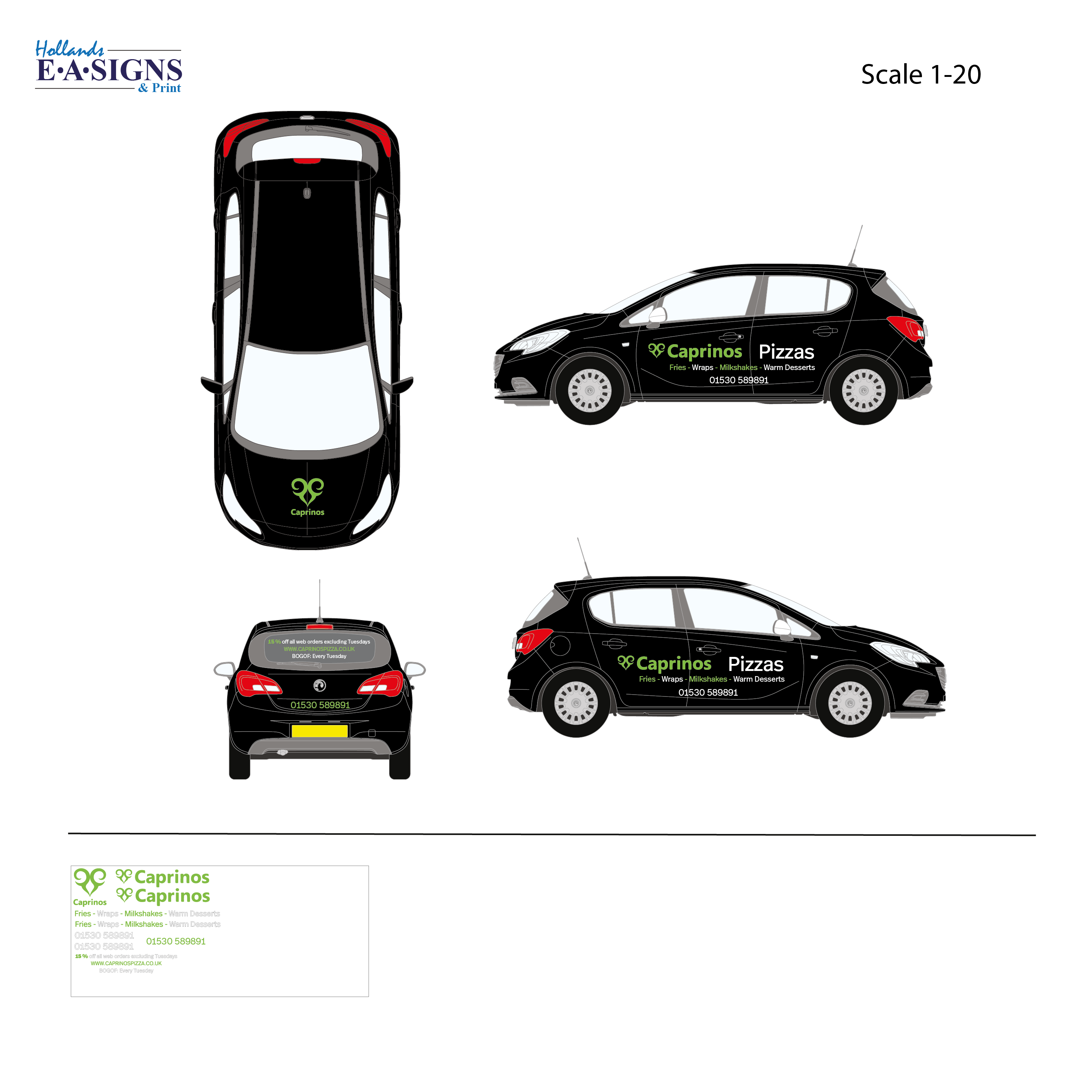 Caprinos Pizza Car-01 – EA Signs